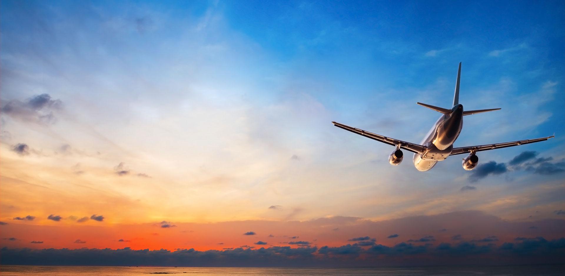 airplane-sunset – AERO CONTROLS, INC.